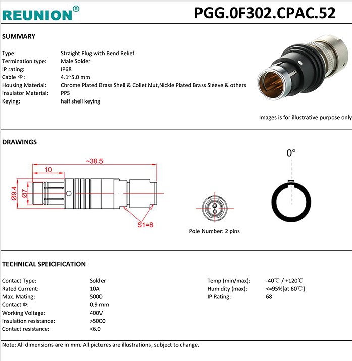 Circular Push-pull self locking male cable plug round Snap Quick ...