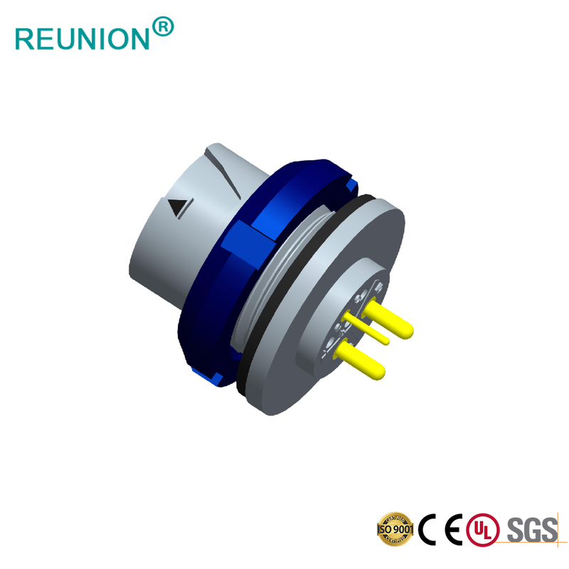 High Quality 2+4pins Male and Female Plastic Plug and Socket Push Pull ...