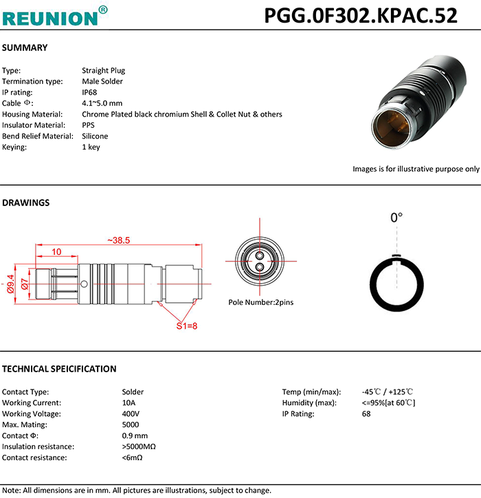 Full Shielding Metal Shell Safe And Stability Military Connector Plug ...