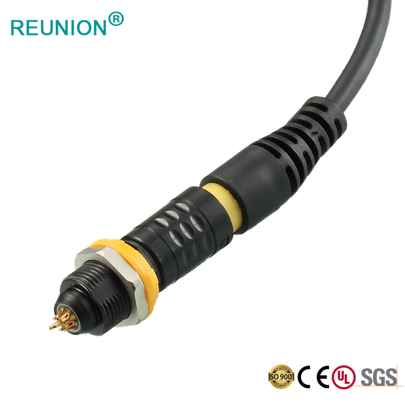 Self-locking Push Pull Circular Couplers, P Series Plastic Connector ...